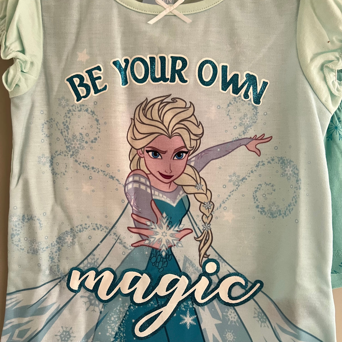 Girls Disney Frozen Be Your Own Magic Short Sleeve Pyjamas Elsa Age 2 ...