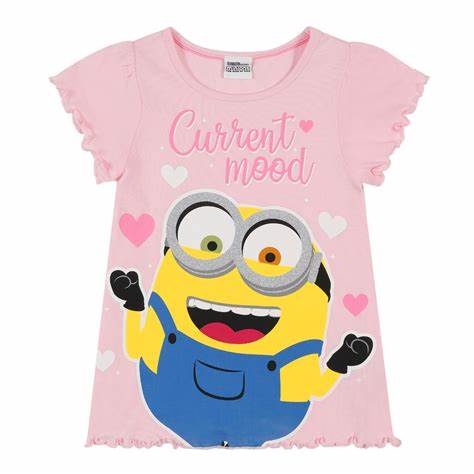Girls Minions Short and Long Pyjamas Age 2 - 10 Years – Juliaellietate